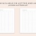 Contact List Printable | Phone & Email Directory Template | Digital ...