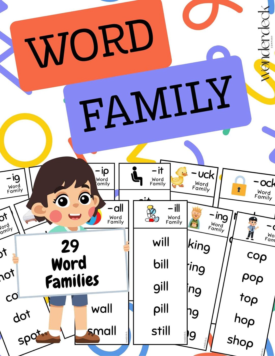 Printable Word Family Flashcards | PDF Download - Etsy