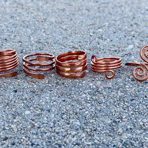 100% Pure Copper Therapy Ring for Pain Relief & Healing - Etsy