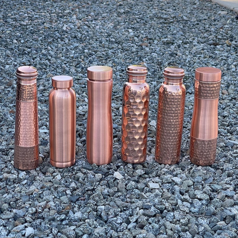 Copper Water Bottles Made in the Usa - Etsy