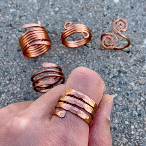 100% Pure Copper Therapy Ring for Pain Relief & Healing - Etsy