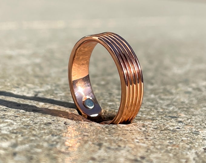 100% Pure Copper Magnetic Therapy Ring for Pain Relief & Healing - Etsy