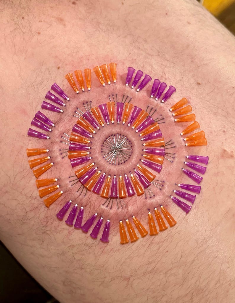 EIGHTFOLD ECHO PLUS - Needle Play Piercing Stencil - Etsy