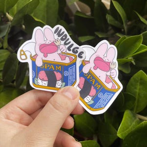 Spam Musubi Vinyl Sticker – Cute Island Snack Decal for Journals ...