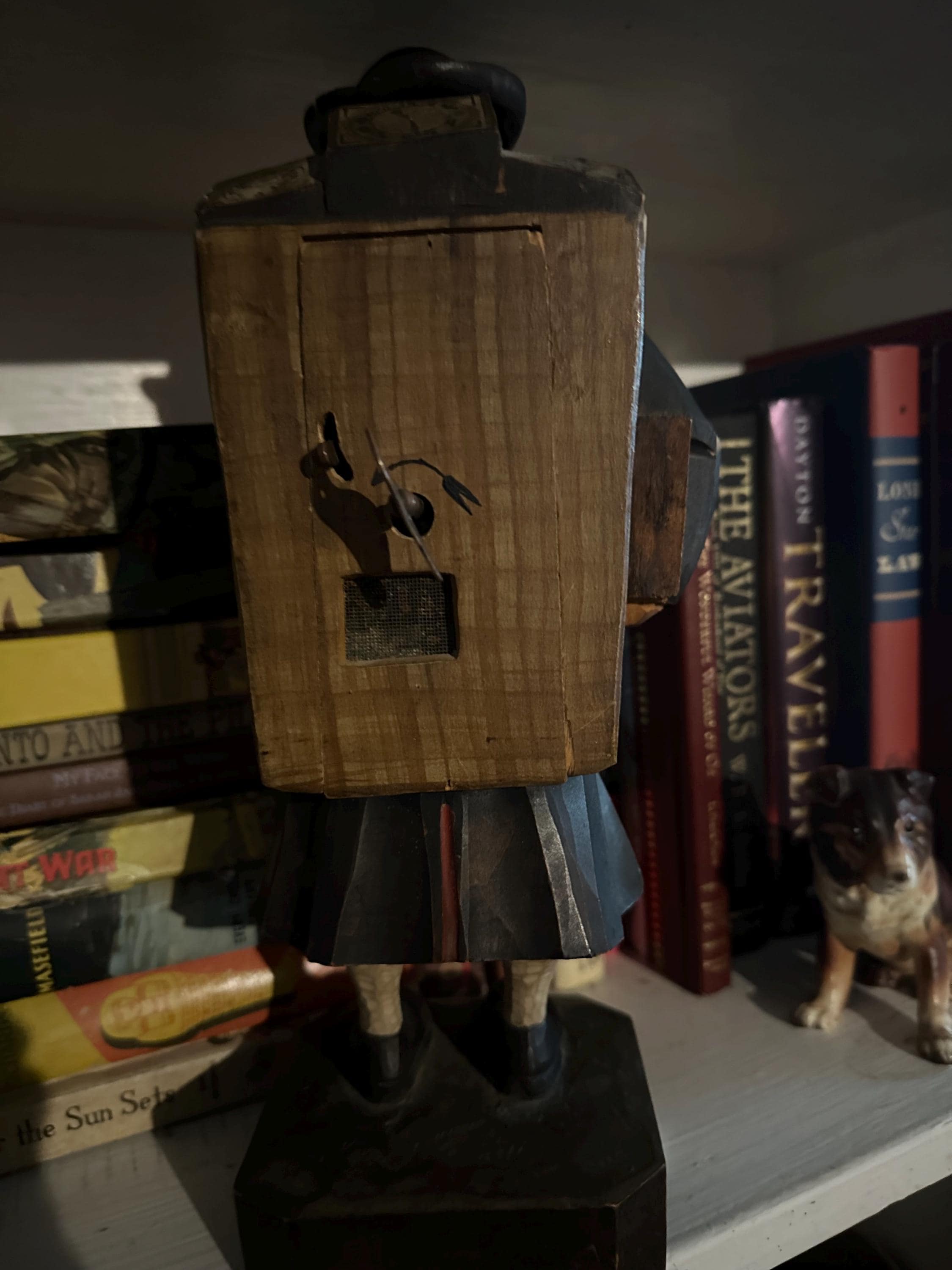 Karl Griesbaumantique Wood Carved Clock Peddler - Etsy