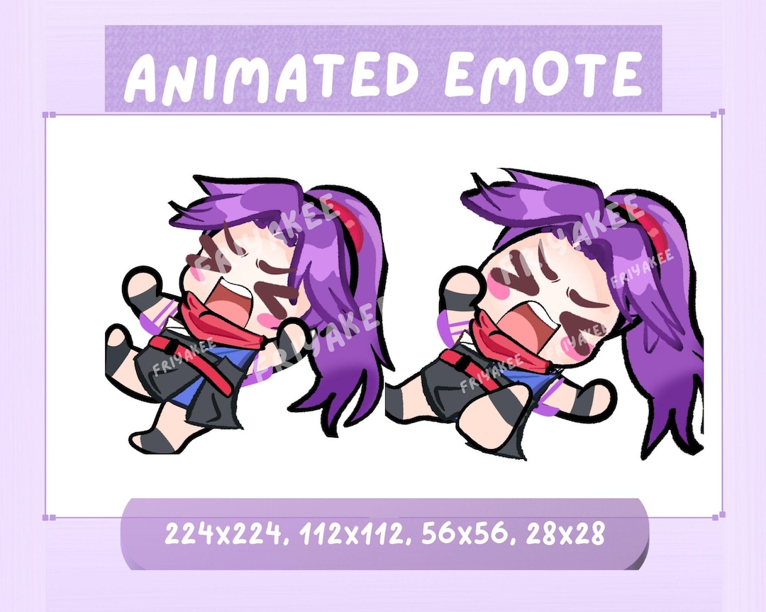 Animated Psylocke Tantrum Emote: Marvel Rivals Twitch Discord Youtube ...
