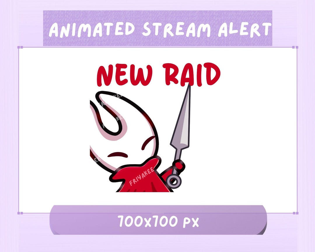Animated Hornet Stream Alert – Silksong Inspired Twitch Discord Youtube ...