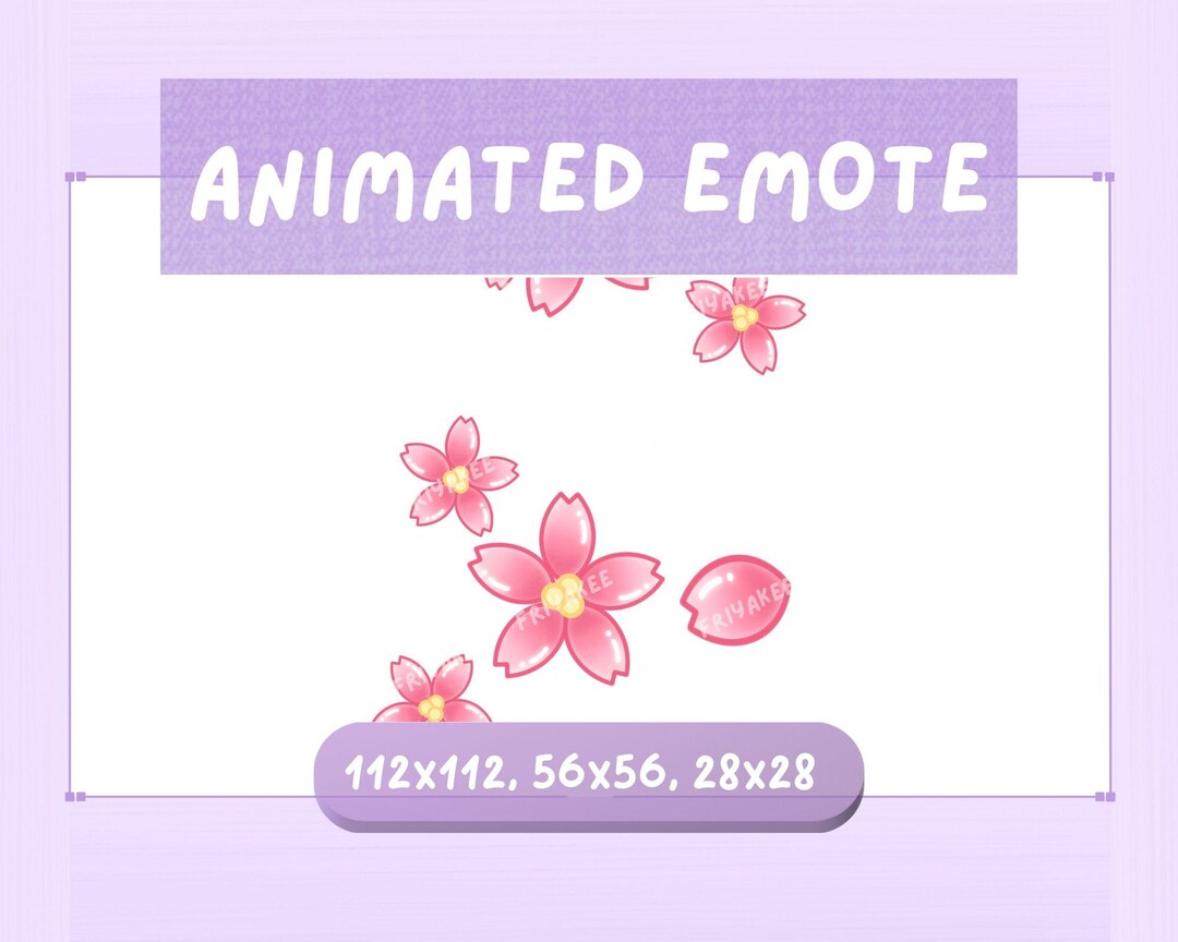 Animated Emote | Emote | Sakura | Twitch Emote | Youtube | Discord ...