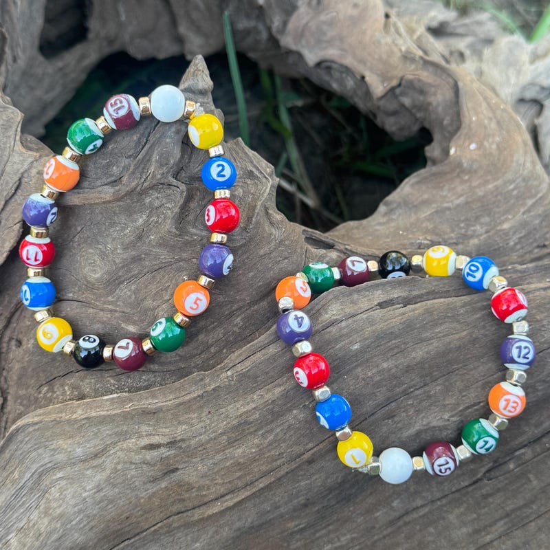 Bracelet Pool Ball - Etsy