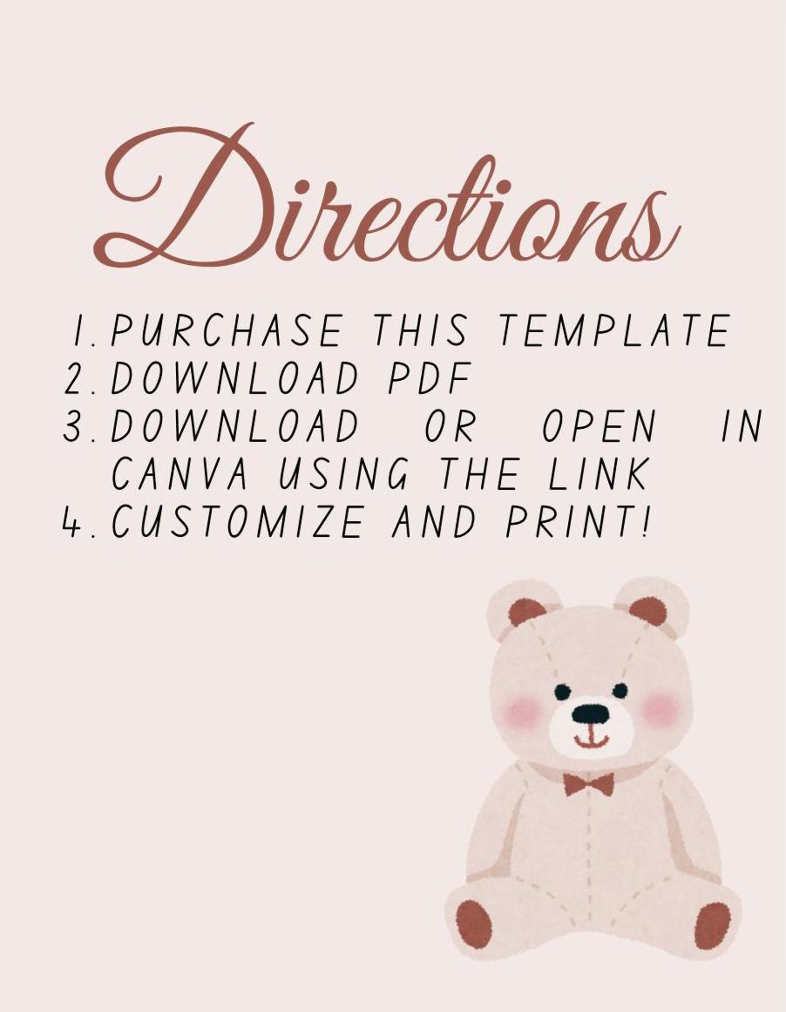 Coquette Teddy Bear Pajama Party Invitation Template, Cute Aesthetic ...