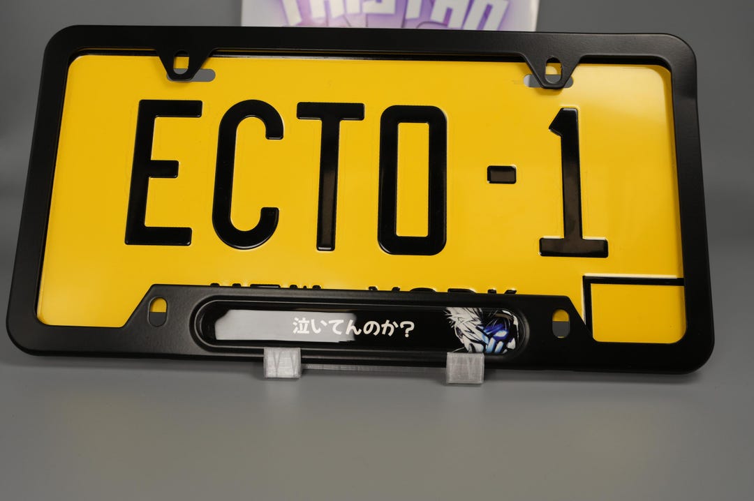Anime License Plate Frame With Cover and Plate Bolt - Gojo "are Those ...