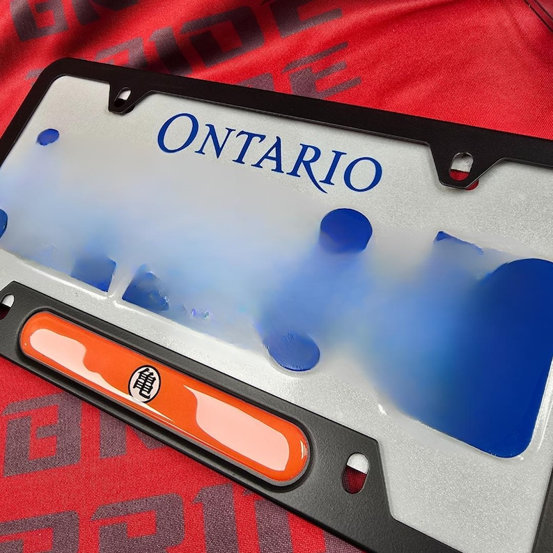 Dragon Ball Z License Plate Frame: Anime Car Decor, Kame House - Etsy