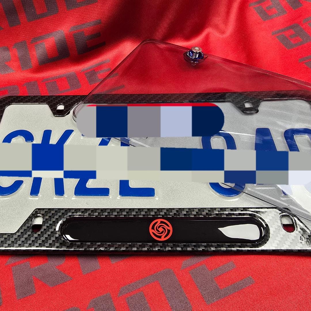 Anime License Plate Frame With Cover and Plate Bolt: Tokyo School Sign ...