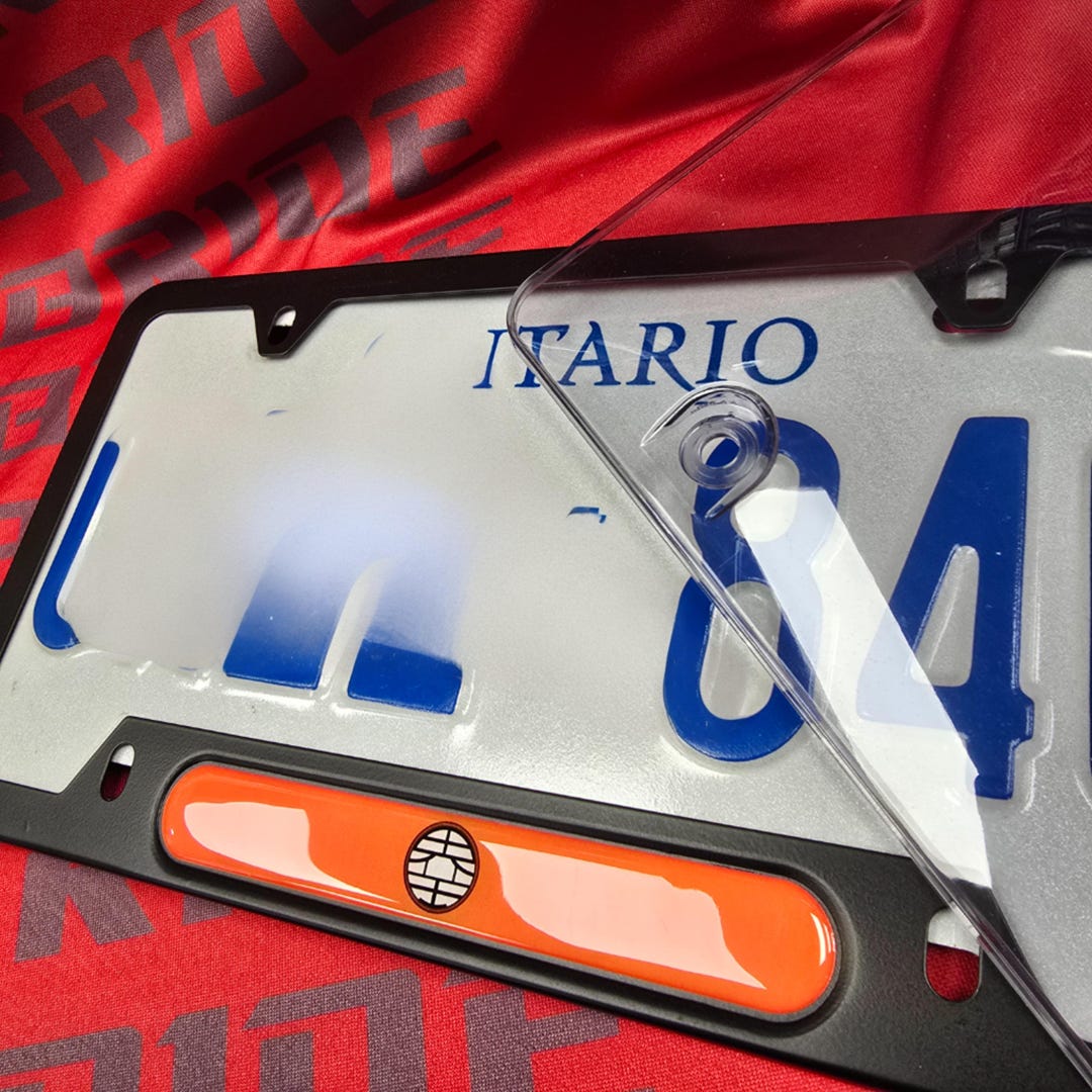 Anime License Plate Frame With Cover and Plate Bolt DBZ Dragon Ball ...