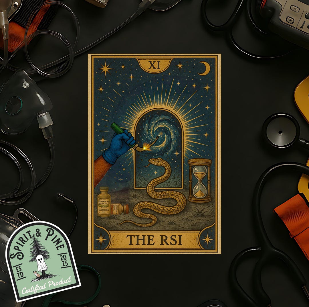 EMS Tarot "the Rsi" Kiss-cut Stickers | Respiratory Tech, Emergency ...