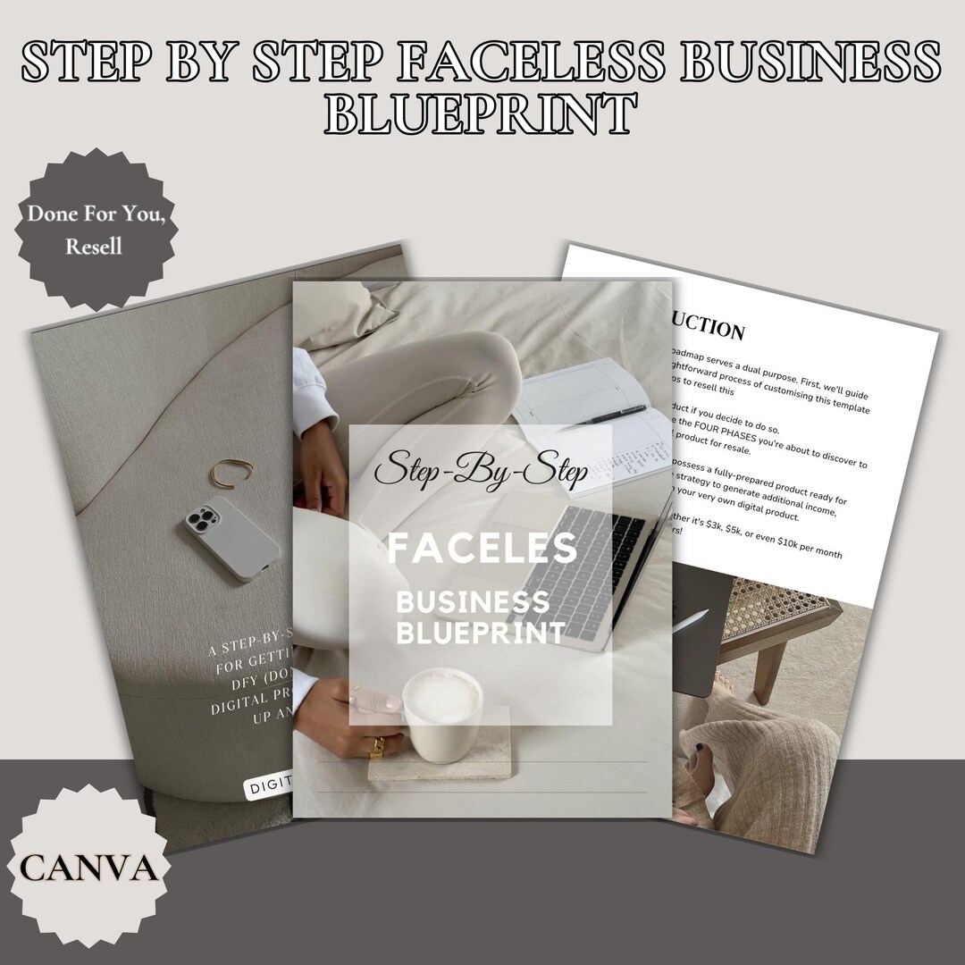 Step by Step Business Blueprint | Faceless Digital Marketing Business ...