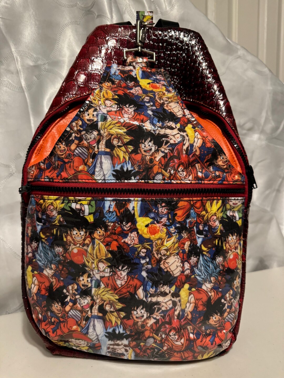 Dragon Ball Z Inspired Sling Backpack - Etsy