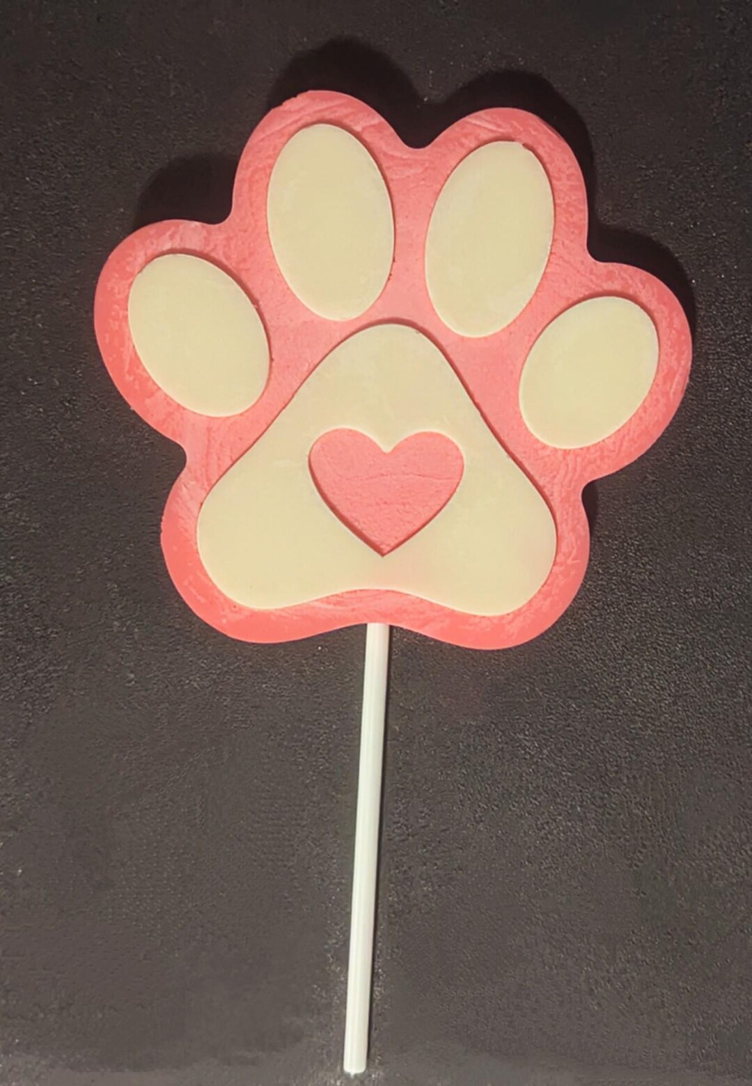 Puppy or Kitty Paw Print Chocolate Pops. Large 4inx4inx1/2in ...
