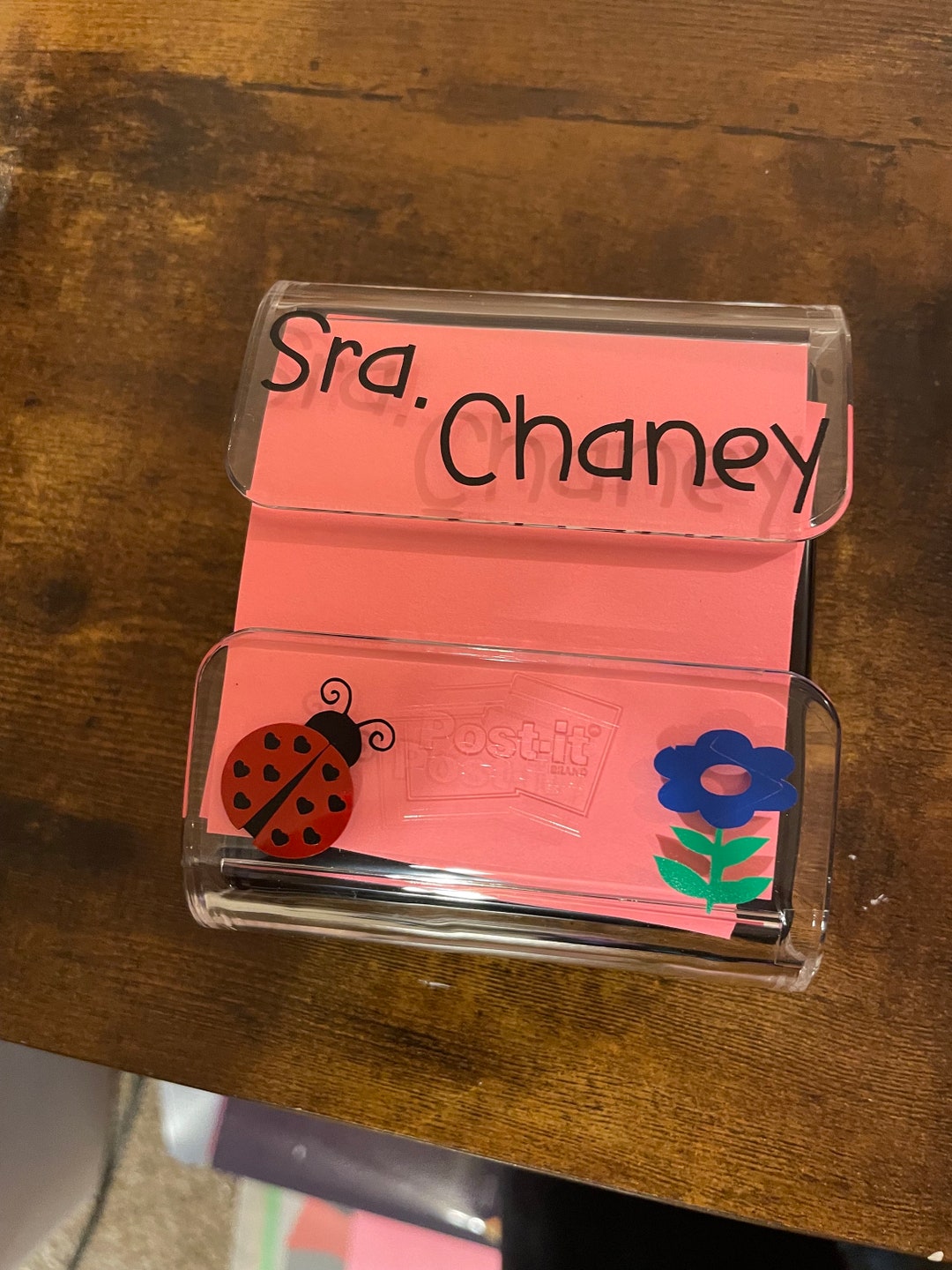 Personalized Post It Holder - Etsy