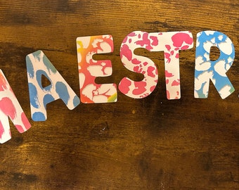 Light Green Printable Bulletin Board Letters, Classroom Decor, Bulletin ...