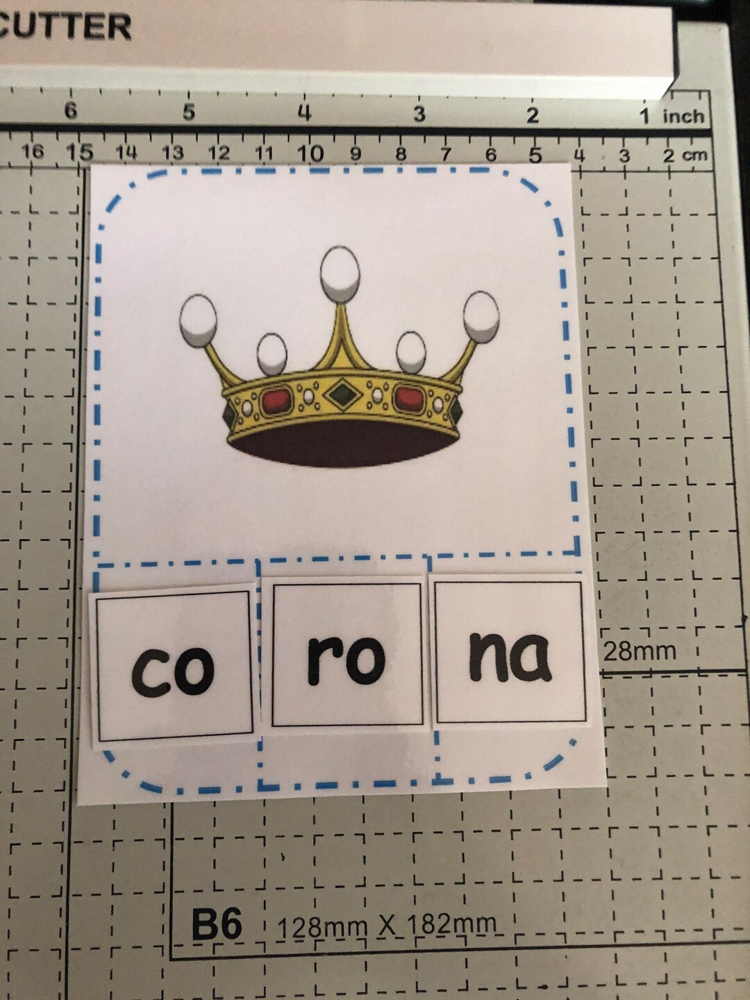 Tarjetas De Palabras De Sílabas. - Etsy