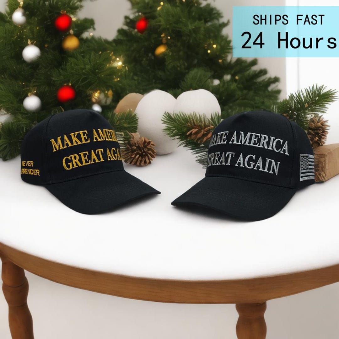 Trump 2024 Hat Musk MAGA Cap Set of 2 Adjustable Classic Baseball Caps ...