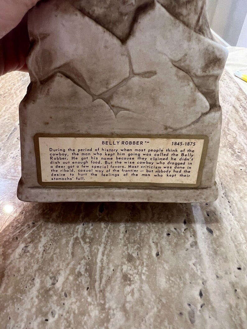 LIONSTONE Whiskey Decanter Belly Robber 14 Bitterroot 1969 Sculpture - Etsy