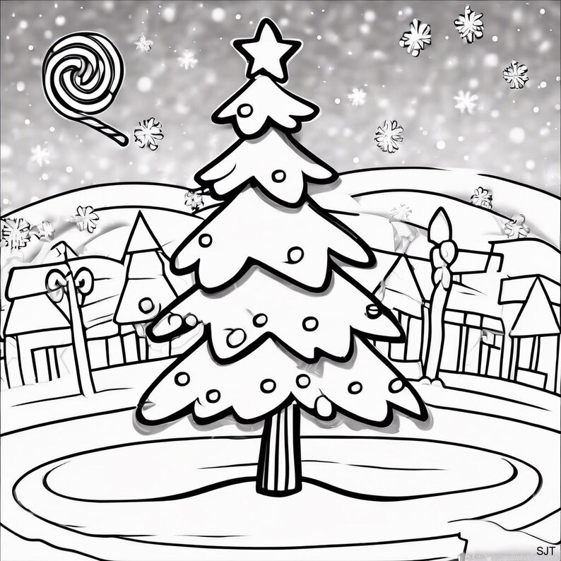 Christmas Coloring Book for Kids – 109 Holiday Pages, Fun Winter ...