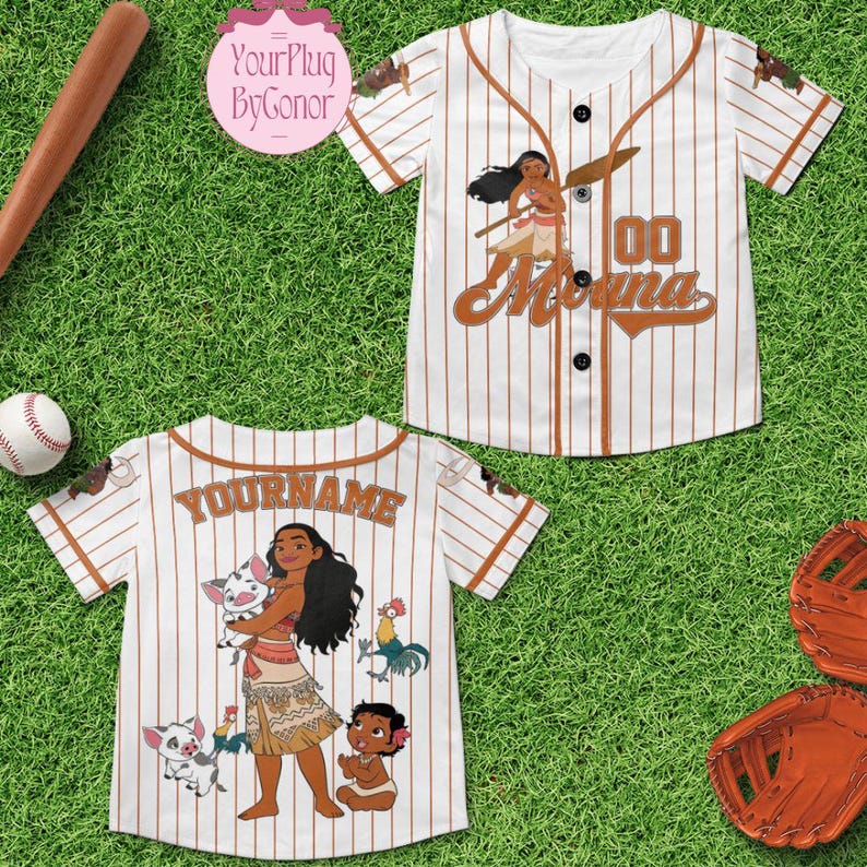 Personalized Disney Princess Baseball Jersey, Custom Name and Number ...