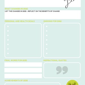 2025 Printable Goal Plans - 5 Pages - Includes Goal Plans and Faith ...