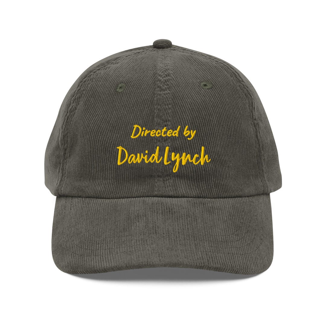 Directed by David Lynch Hat Quirky Film Buff Embroidered Cap Iconic ...
