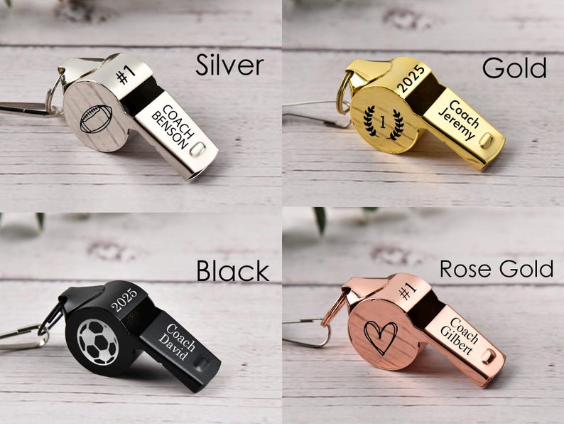 Custom Engraved Coaches Whistle,coach Whistle Lanyard,personalized ...