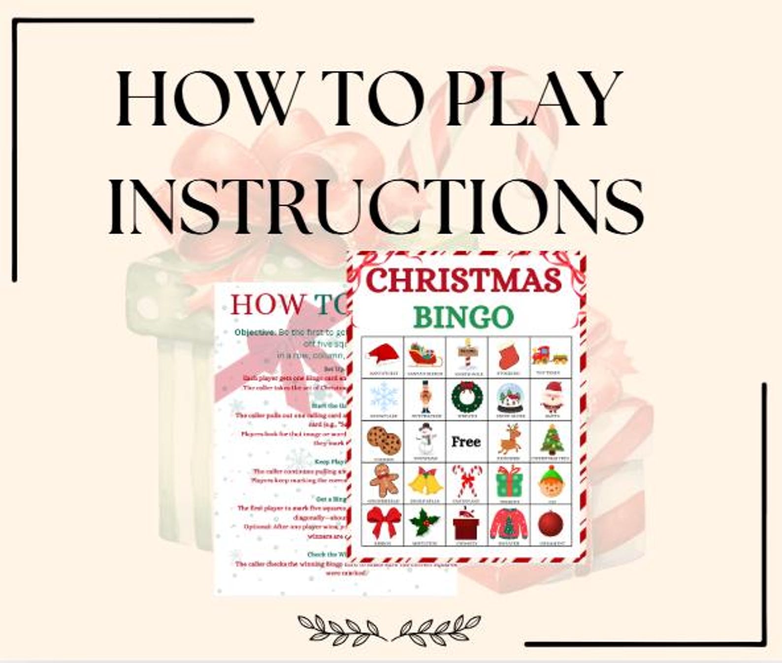 Christmas Bingo Printable – 30 Unique Cards for Holiday Fun & Festive ...