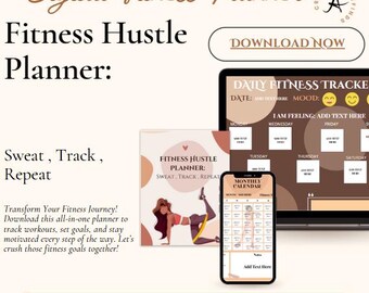 30-day Workout Planner: Digital PDF Booklet for Fitness Goals - Etsy
