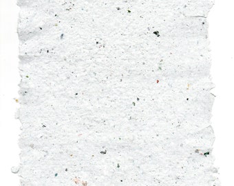 Upcycled Handmade Paper From Recycled Materials. Eco Friendly, Mixed ...