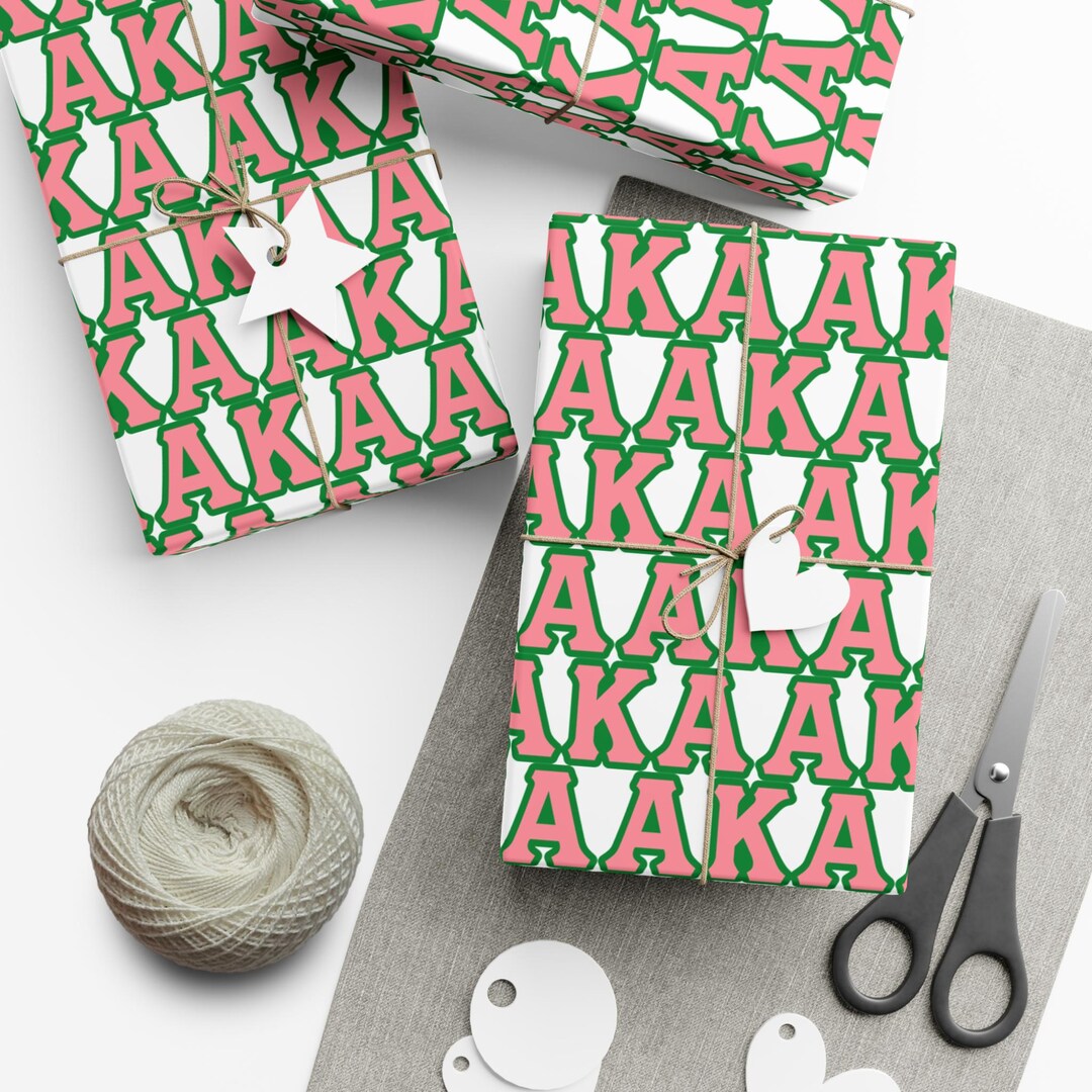 Gift Wrap Papers Alpha Kappa Alpha 2 - Etsy