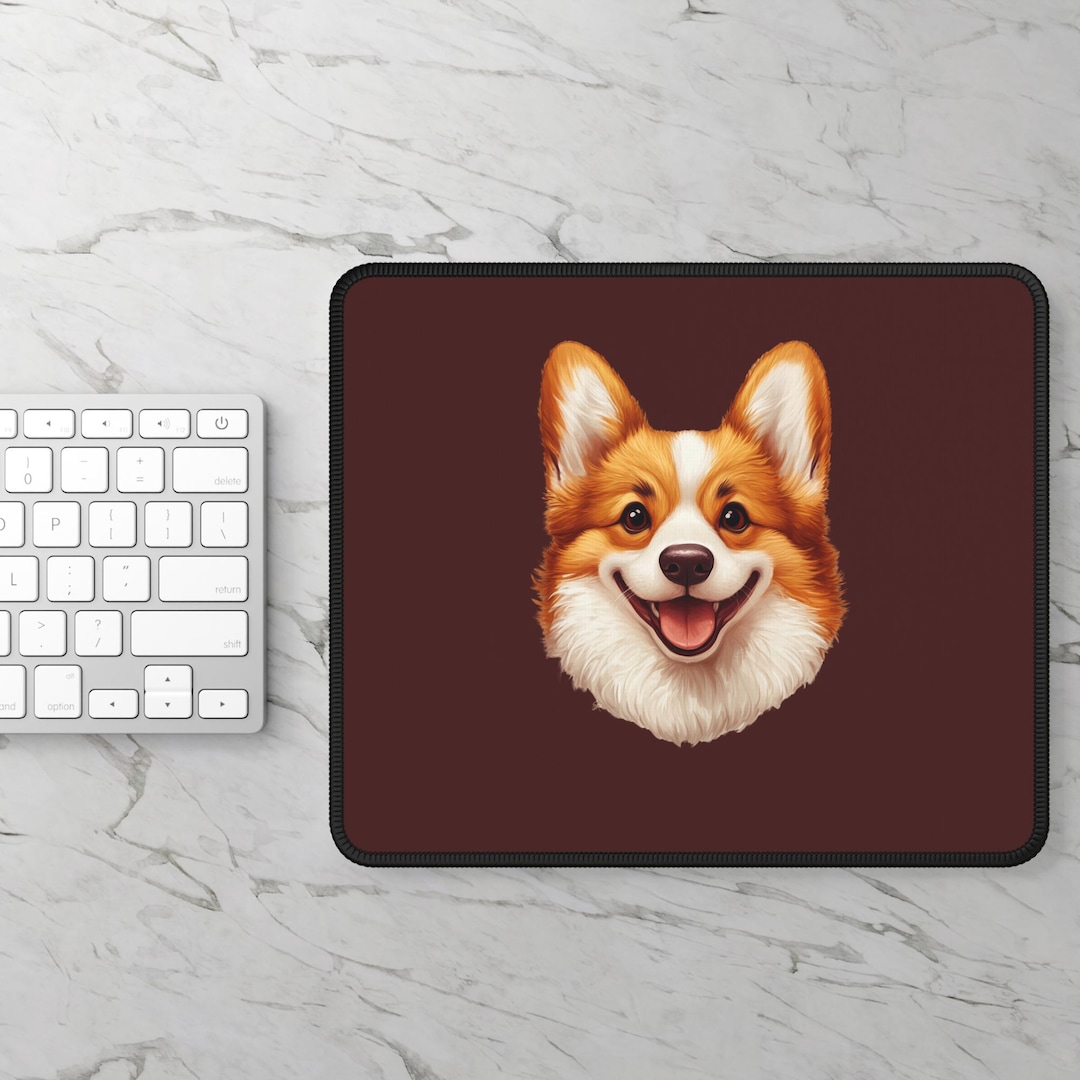 Adorable Corgi Mouse Pad Cute and Vibrant Design for Dog Lovers Perfect ...