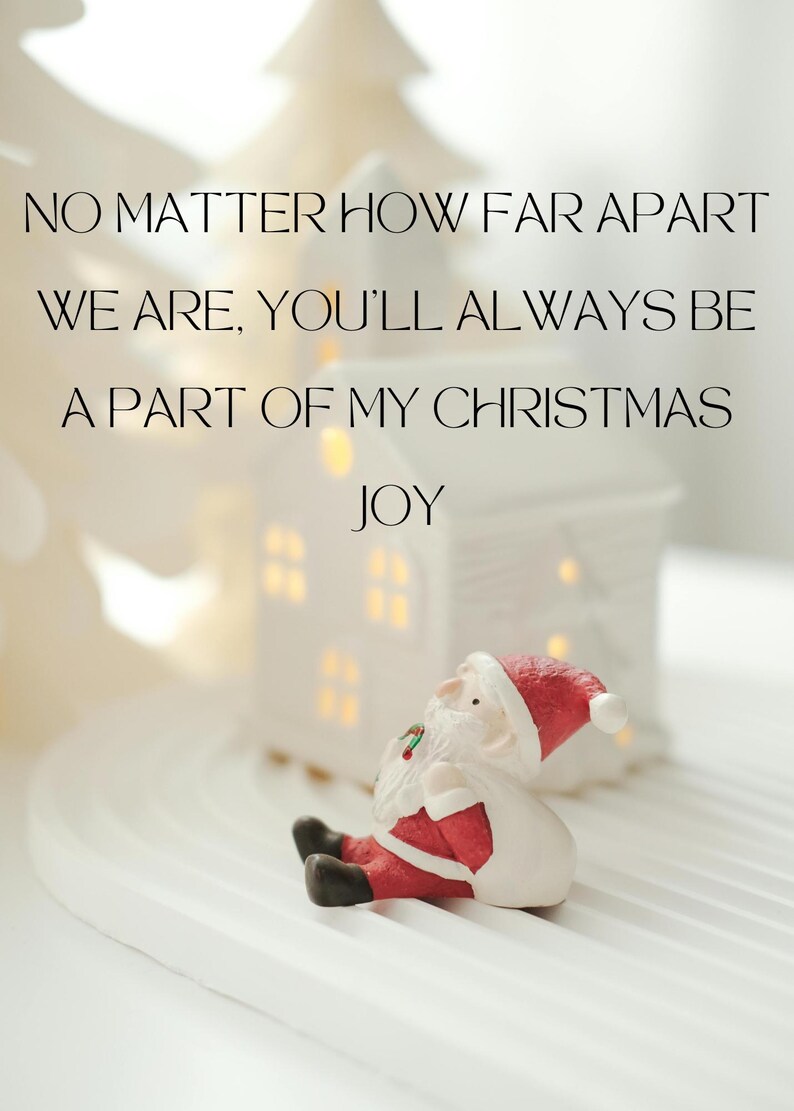 Christmas Greeting Cards, Christmas Cards for Long-distance Friends ...