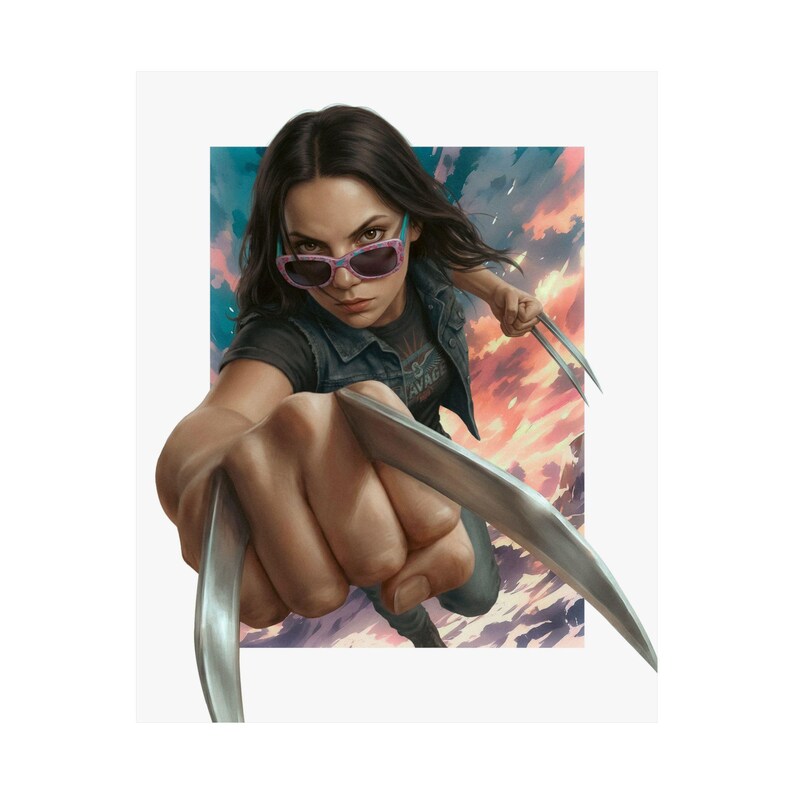 X-23 Claws Out Poster: Savage Never Looked This Cool - Etsy