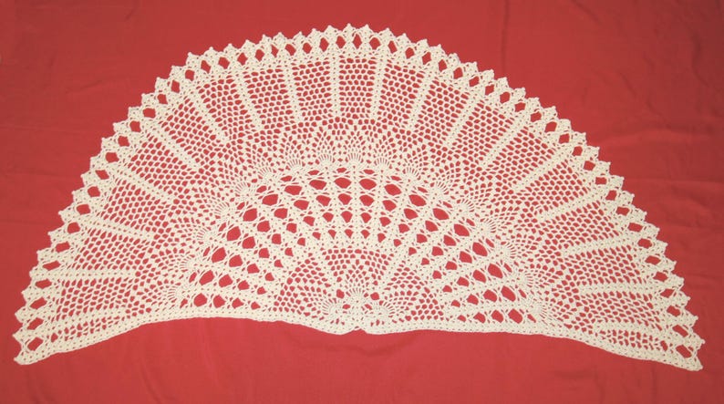 Hand Made Crochet Half Circle Lace Shawl. Silky Soft and Flowing. - Etsy
