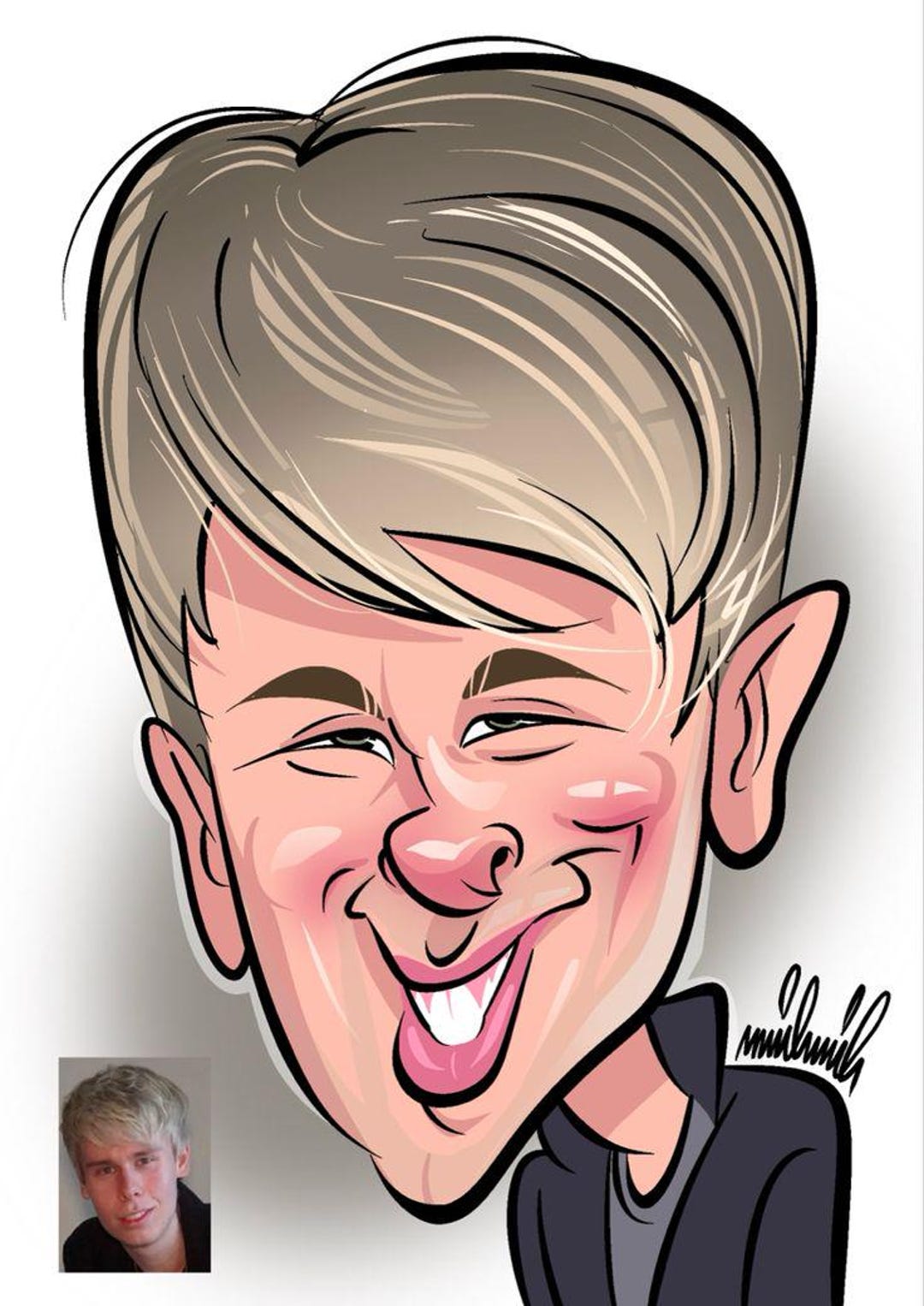 Cartoon Lifestyle Portrait – Personalized Digital Character Drawing ...