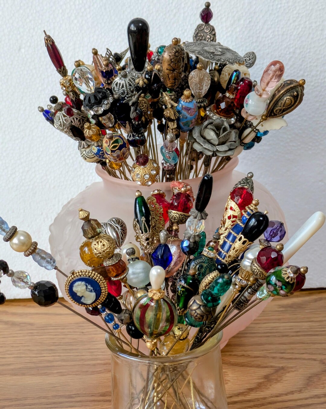 Vintage Hat Pins, Assorted, Coat Stick Pins. Each Sold Separately ...