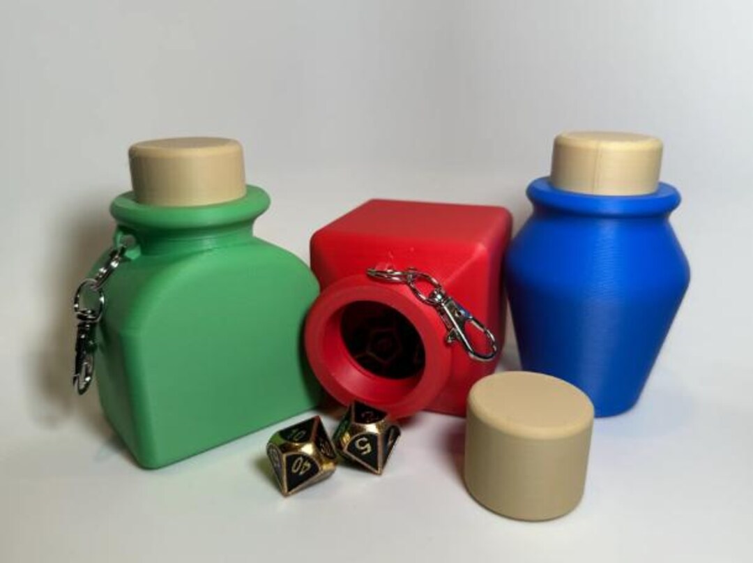 Potion Bottle - Dice Container - Dnd Prop - Fantasy Decoration - Dice ...