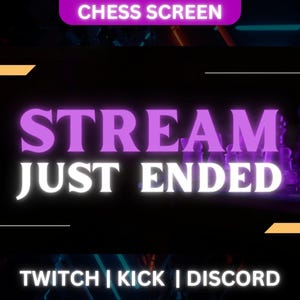 Chess Animated Twitch Overlay - Complete Stream Package - Made for ...