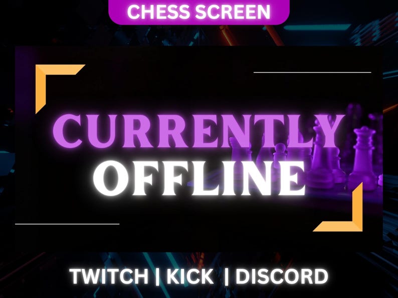 Chess Animated Twitch Overlay - Complete Stream Package - Made for ...