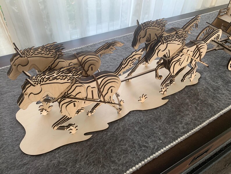 Wells Fargo Stagecoach With 4 Horses and Complete Harness. - Etsy