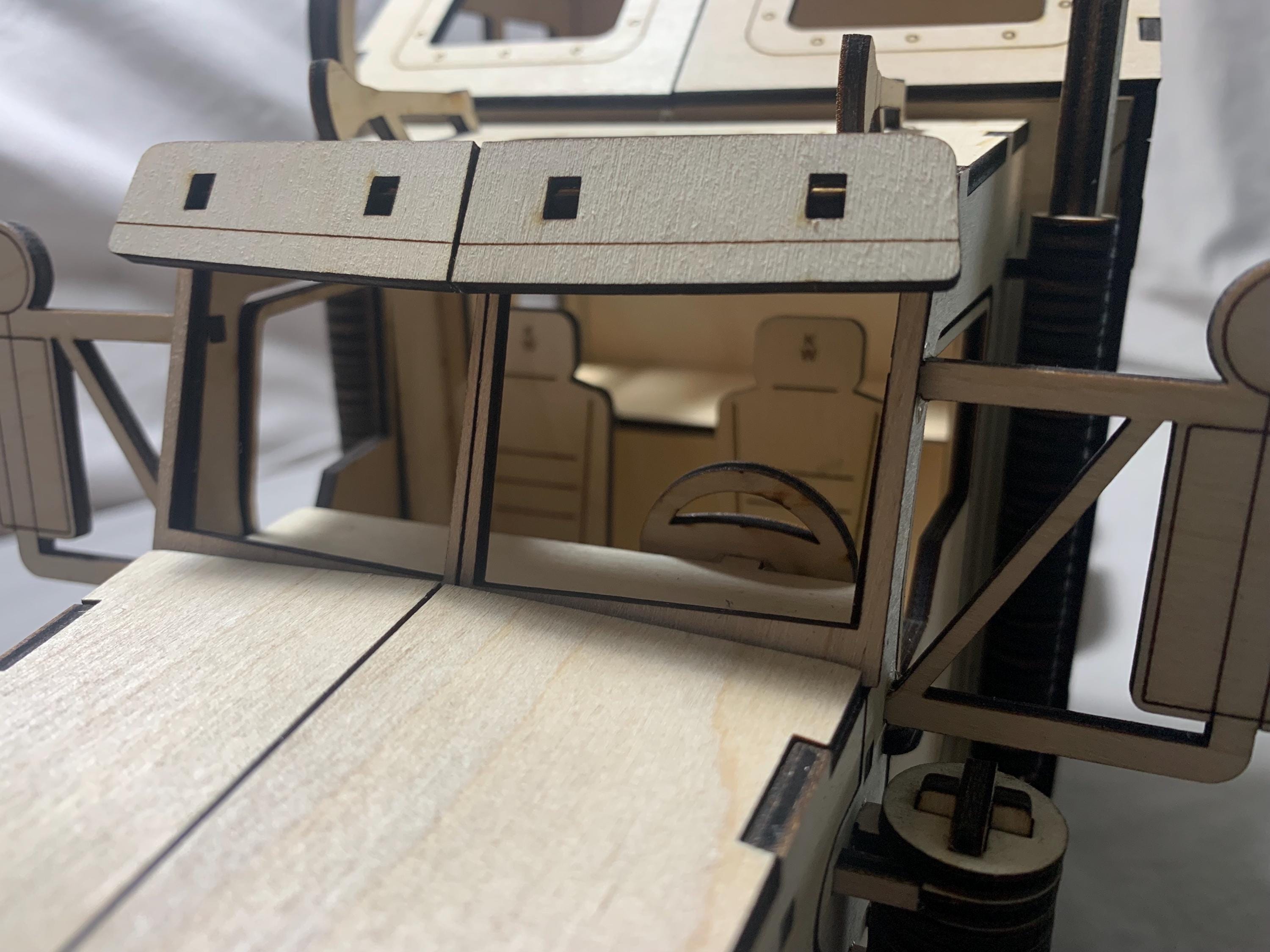 Kenworth W900L Semi Tractor With Sleeper Cab. Laser Cut File ...