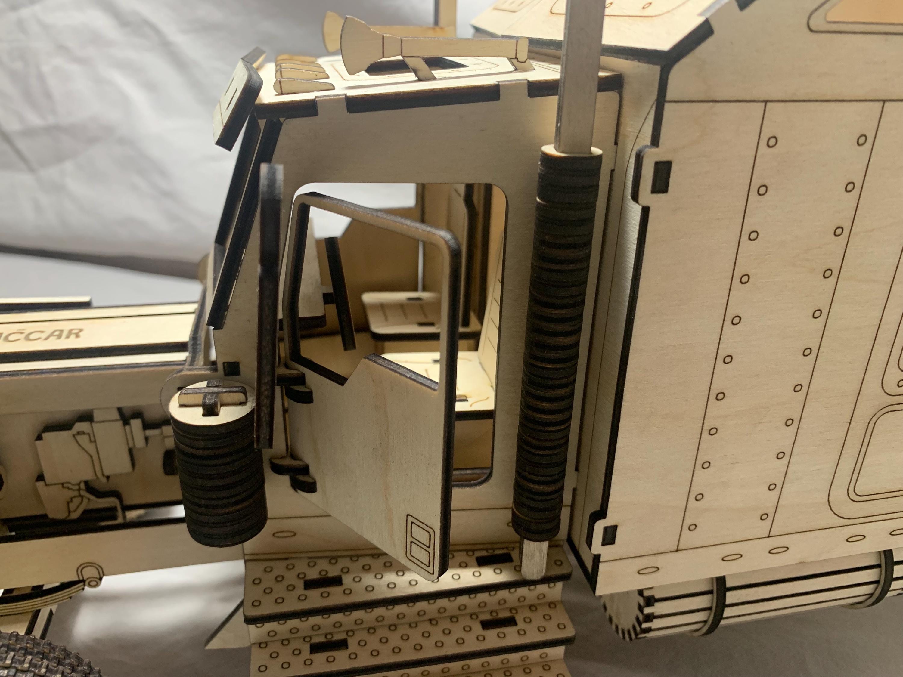 Kenworth W900L Semi Tractor With Sleeper Cab. Laser Cut File ...