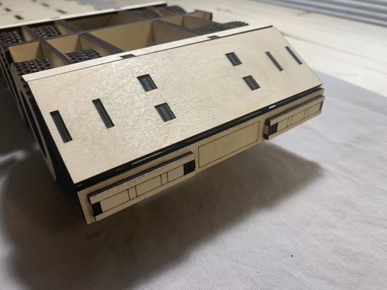 Lowboy Trailer for Kenworth . Laser Cut File, Approximately 145 Pieces ...
