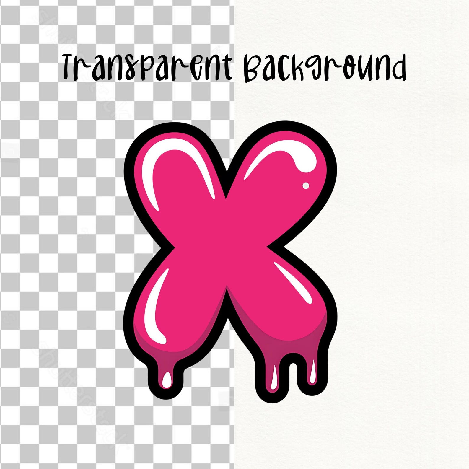 Graffiti Alphabet Pink Color PNG, Dripping Bubble Graffiti Letters ...